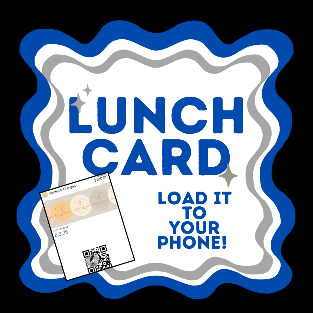 Lunch Card | Lunch @ Aquinas